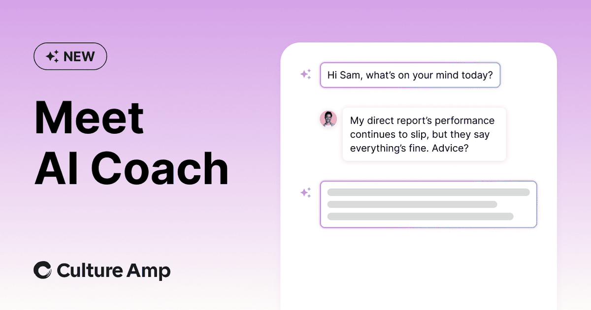 AI Coach | Culture Amp